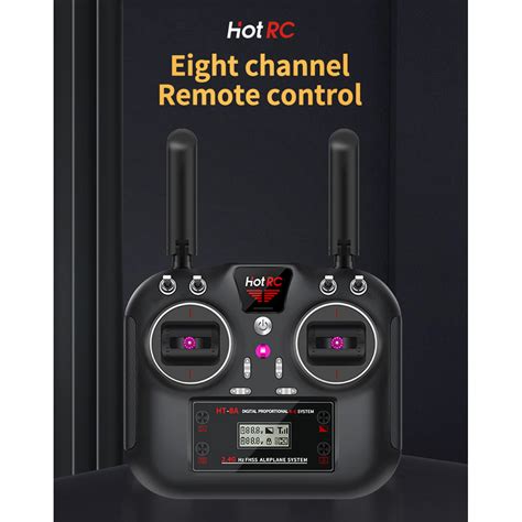 Hotrc Ht 8a 24ghz 8ch 8a Rc Transmitter Pwm Fhss With F 08a Receiver