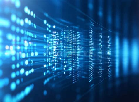 A Digital Circuit Board With Abstract Design Featuring Glowing Lines