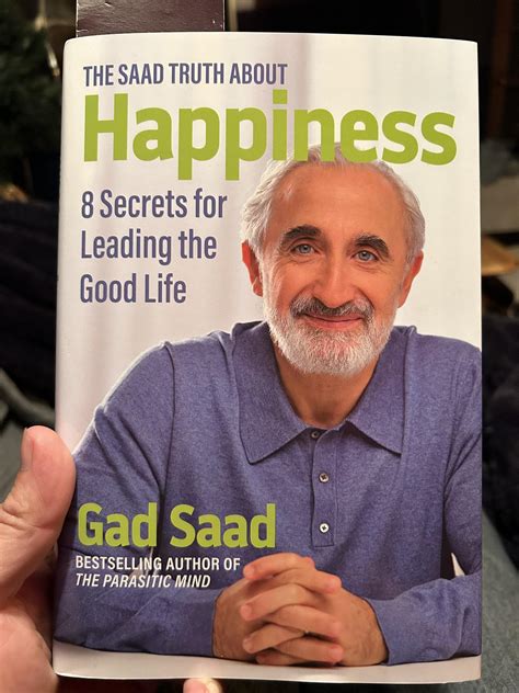 Self Aware Nominative Determinism Last Name Is Saad Writes Book About Happiness R