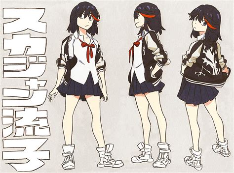Ryuko Drawings By Kill La Kill Character Designer Worshiping