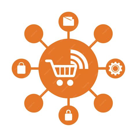 Premium Vector Technology Concept Flat Vector Style Illustration Featuring Ecommerce Design