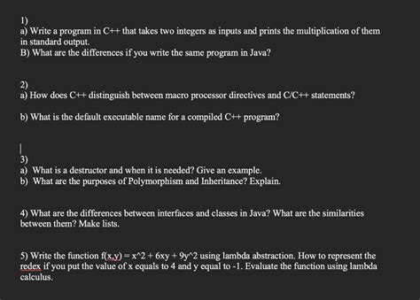 A Write A Program In C That Takes Two Integers Chegg