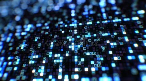 Digital Hexadecimal Background Big Data Digital Code Futuristic