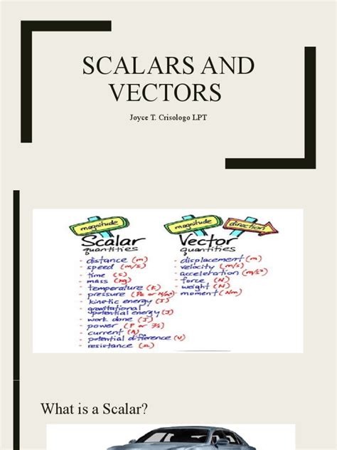 Scalars And Vectors Pdf Euclidean Vector Geometry