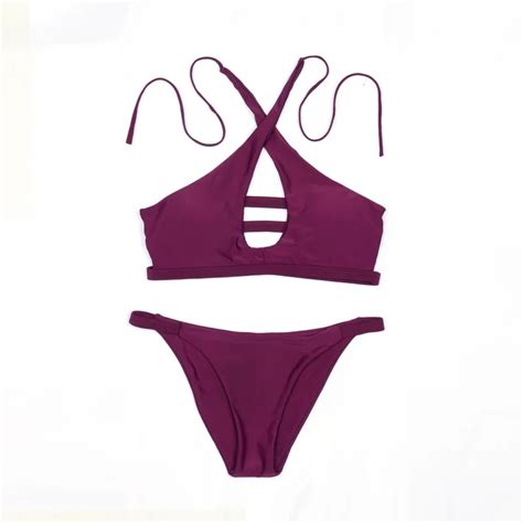 2018 New Low Waist Swimwear Women Black Sexy Thong Bottom Bathing