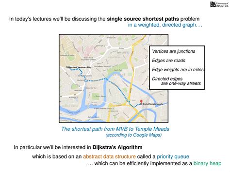 Shortest Paths Part 1 Priority Queues And Dijkstras Algorithm Ppt