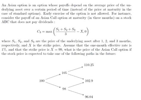 [solved] an asian option is an option whose payoff solutioninn