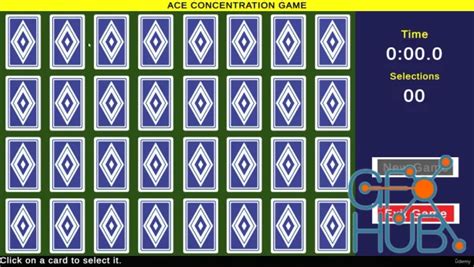 Creating A Concentration Game Using Unity And C Gfx Hub 20 Creative