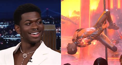 Lil Nas X Shares Original Snl Pole Dancing Routine After Splitting