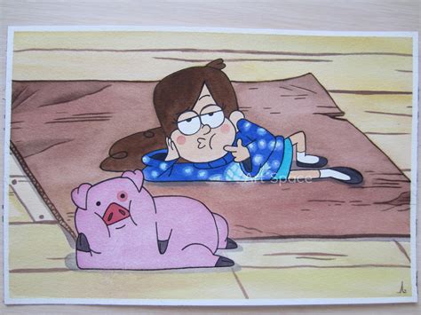 Gravity Falls Mabel And Waddles And Dipper