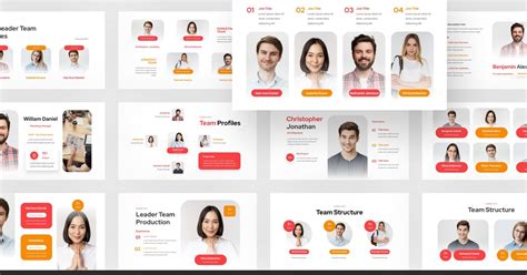 Структура команды Шаблоны презентаций Включая организация и диаграмма Envato