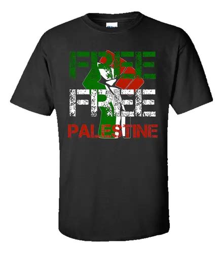 Remera Free Palestine Niño Geek Mercadolibre