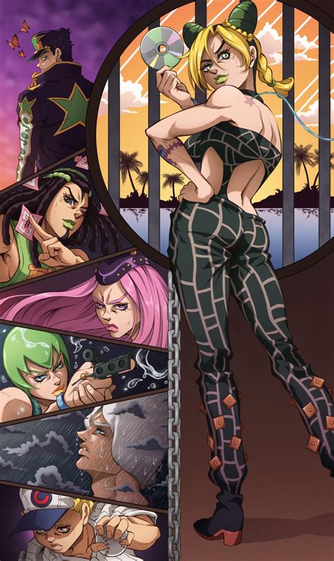 Kujo Jotaro Kujo Jolyne Narciso Anasui Foo Fighters Ermes Costello And More Jojo No