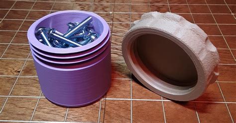 Basic Threaded Container By Bmo Fuse Download Free Stl Model