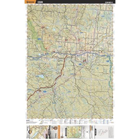 Ceab41 Edson Central Alberta Topo Stanfords