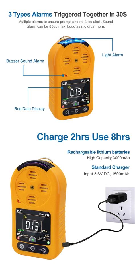 Portable Ozone Gas Detector Ozone Analyzer Meter Ozone With Full Color Lcd Buy Ozone Gas