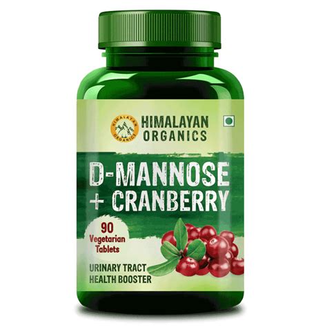 Himalayan Organics D Mannose Cranberry Antioxidant Rich Supplement