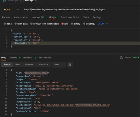 Salesforce Bulkapi 2 0 Pashtek