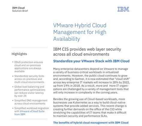 IBM Cloud Internet Services Cloud Computing Cloudflare