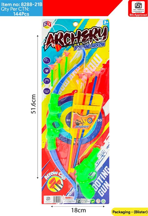8288 21b Bow And Arrow With Small Gun With Arrows At Best Price In Thane Kv Toys India Limited