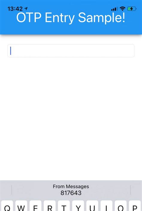 Otp Auto Fill Entry For Ios With Xamarinforms · Geralds Blog About Net Ai Copilot Mcp