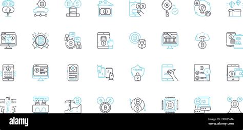 Investment Strategies Linear Icons Set Diversification Risk Portfolio Allocation Return