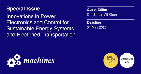 Machines Mdpi On Linkedin Specialissue Callforpapers