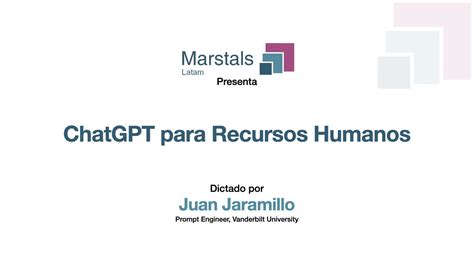 renowned colombian ai expert juan jaramillo to teach online course on chatgpt for human resources