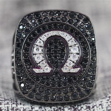 Omega Psi Phi Fraternity Ring ΩΨΦ Dark Shine Series Mik Shop