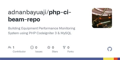Github Adnanbayuaji Php Ci Beam Repo Building Equipment Performance Monitoring System Using