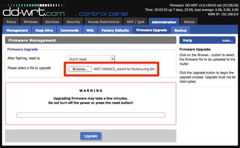How To Revert DD WRT To Factory Firmware Of A Linksys WRT ACS Router Albertogonzalez Net
