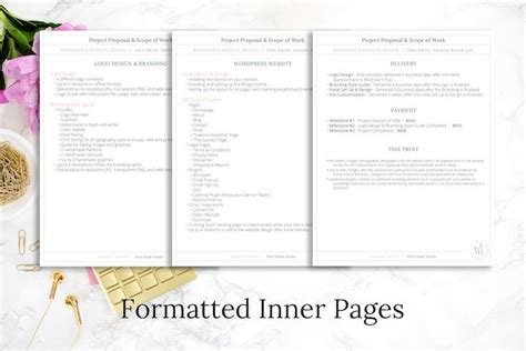 Scope Of Work Project Proposal Project Proposal Work Project Proposal