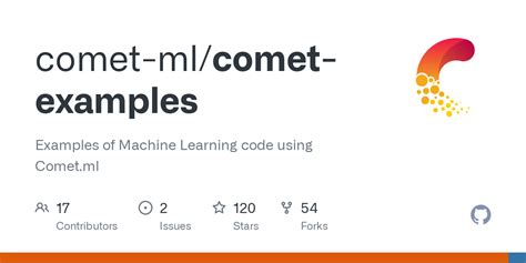 GitHub Comet Ml Comet Examples Examples Of Machine Learning Code