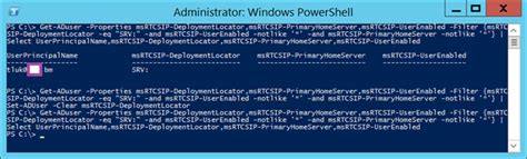 powershell script for clearing the msrtcsip deploymentlocator attribute