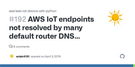 Aws Iot Endpoints Not Resolved By Many Default Router Dns Providers Name Or Service Not Known