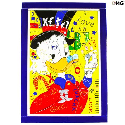Uncle Scrooge Exclusive Tribute Original Murano Glass Omg