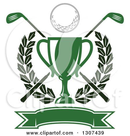 Golf Tournament Trophy Emblem Championship Design 3674678 Clipart