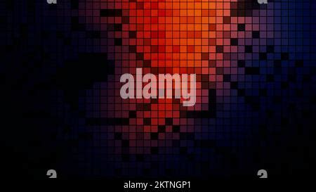 Colorful Distortion And Flickering In Pixels Motion Pixel Background