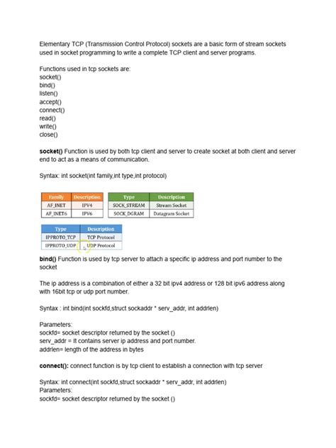 Tcp Socket Pdf