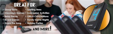 Digital Energy Wireless Handheld Game Buzzer System Console Displays First Buzz In