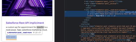 Css Cómo Cambiar El Estilo Del Botón Leer Más En La Tarjeta Elementor Recursos Wordpress