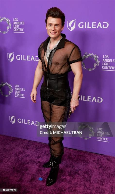 Us Actor Blake Mciver Ewing Arrives For The Los Angeles Lgbt Center