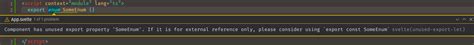 Exporting Typescript Enums From Components Raises A Warning · Issue 573 · Sveltejslanguage
