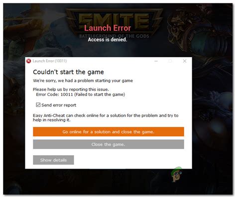 Enlisted 10011 Error Code •