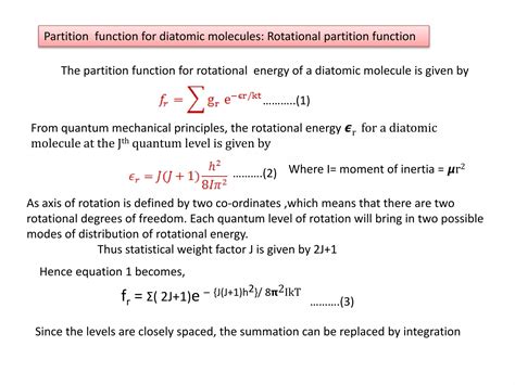 Ppt Partition Functionpptx Chemistry Science