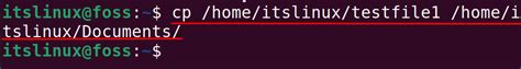 Cp Command In Linux Explained Its Linux Foss