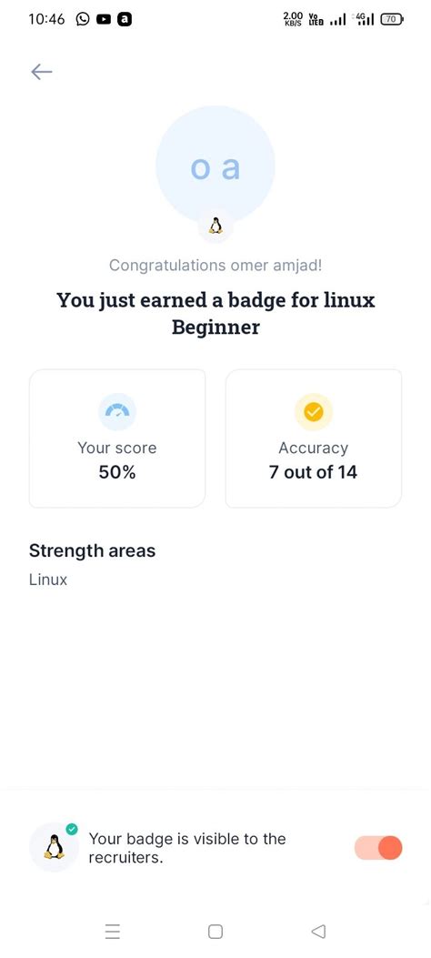 omer amjad on linkedin just i pass linux quiz on