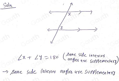 Solved In The Diagram Below What Is The Sum Of Angles X And Y How Do You Know Math
