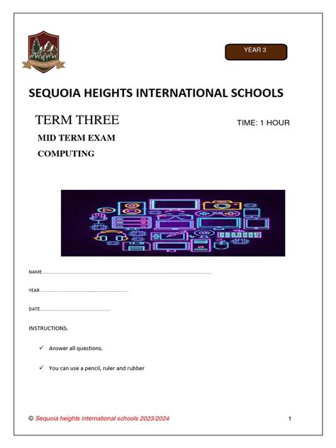 Year 3 Pdf Cursor User Interface Computer Keyboard