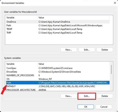Add Python Environment Variables Windows